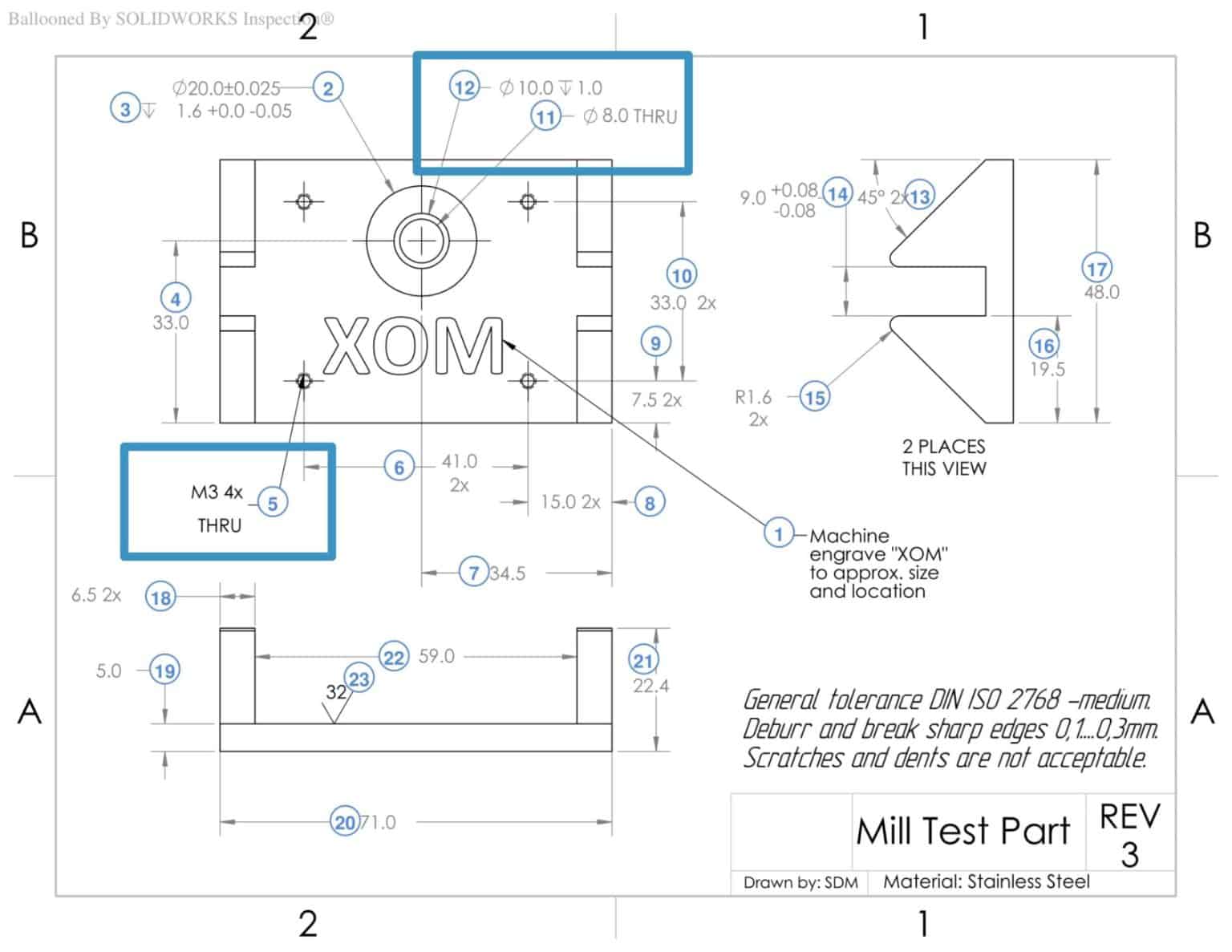 如何绘制完美的技术图纸 - 择幂科技(Xometry)